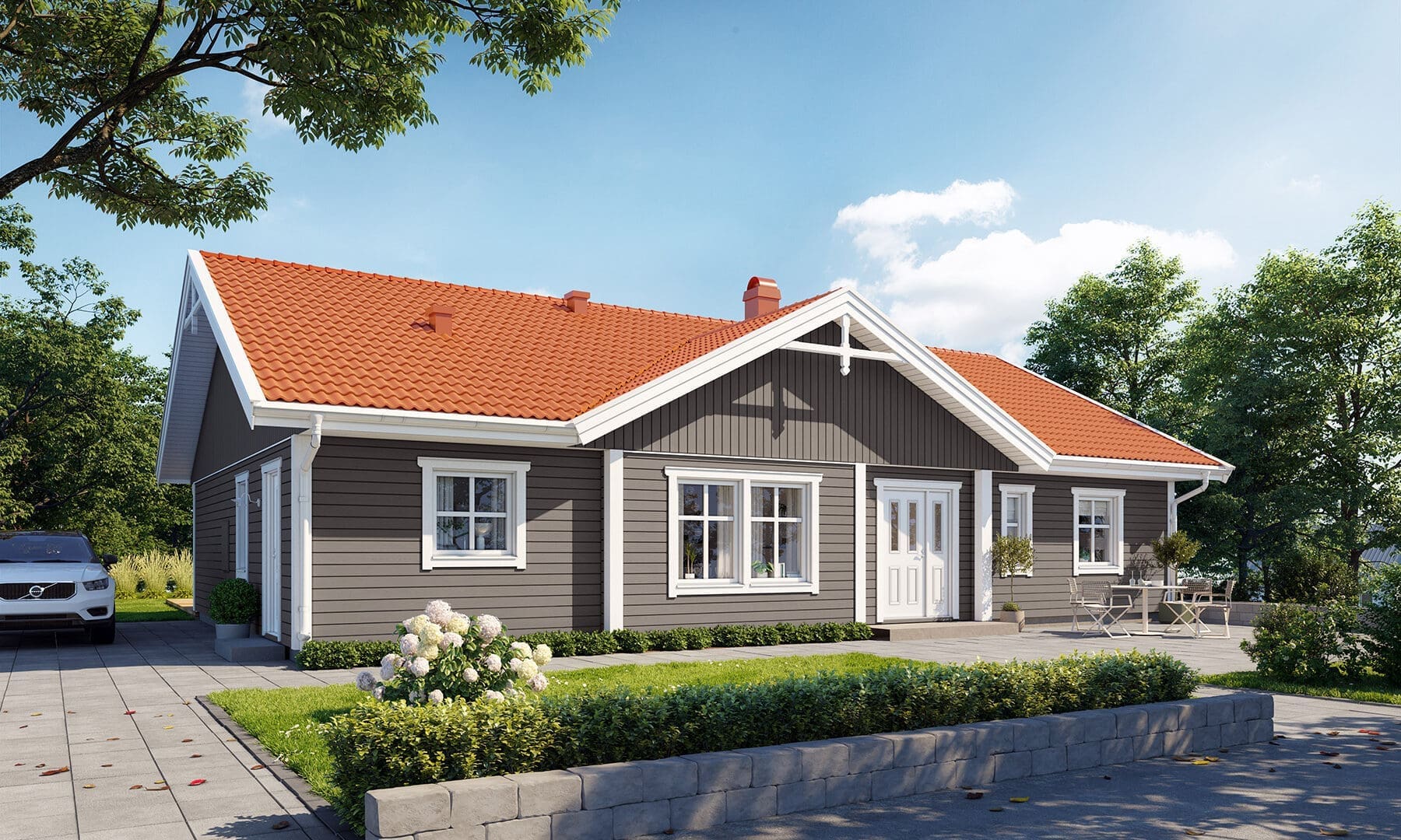 Prio 143 Traditionell: eingeschossiges Haus mit 143 qm | Eksjöhus