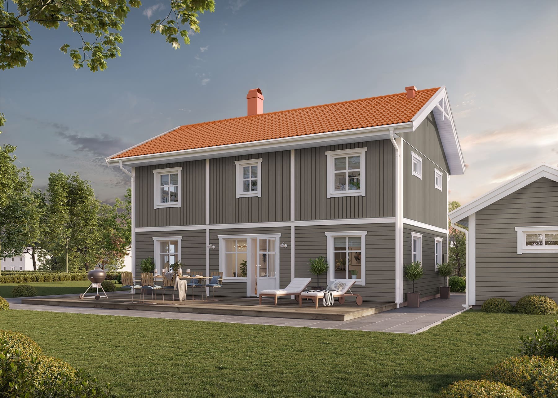 Prio 145 Traditionell - zweigeschossiges Familienhaus | Eksjöhus